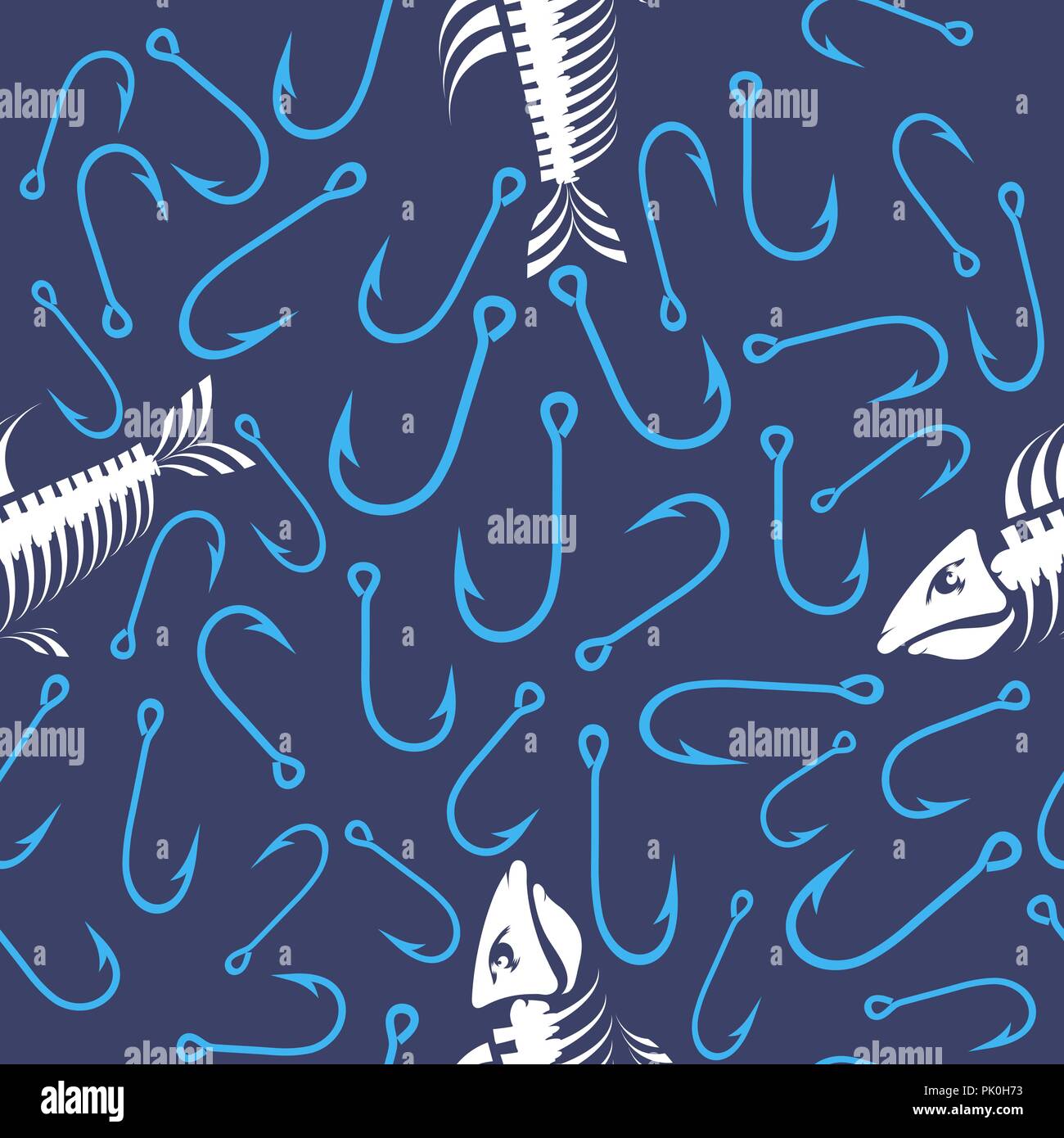 Bone fishing hook Stock Vector Images - Alamy