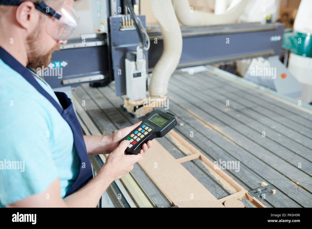 Operator at work Stock Photo - Alamy