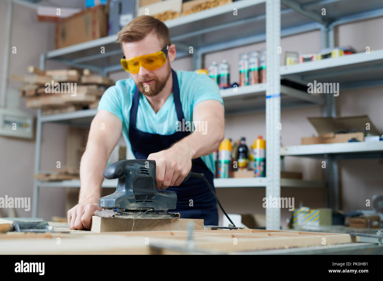 Skilled craftsman at work Stock Photo - Alamy