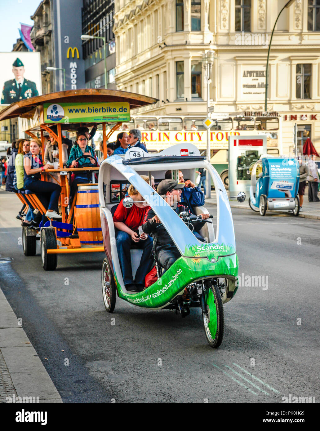 Pedal taxi with driver hi-res stock photography and images - Alamy