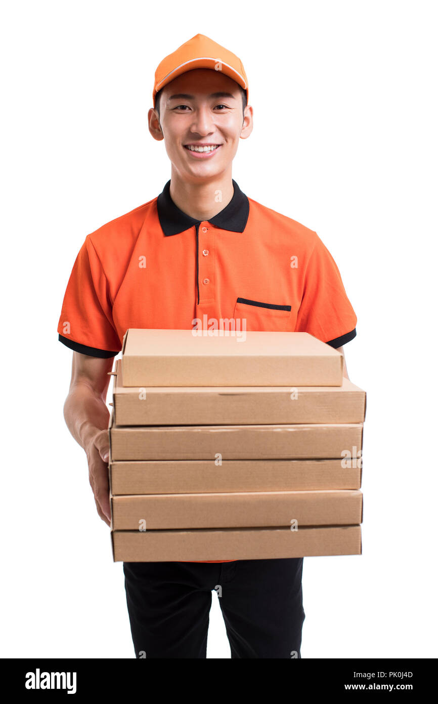 Pizza delivery person hi-res stock photography and images - Alamy