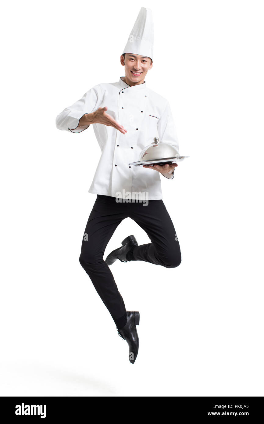 Silver chefs hat presentation hi-res stock photography and images - Alamy