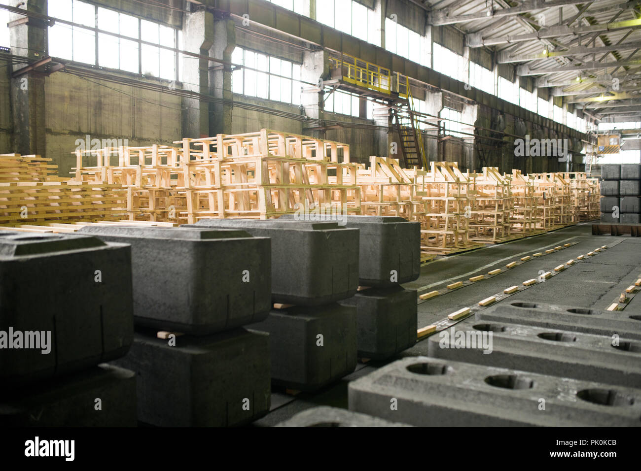 Production Workshop at Plant Stock Photo - Alamy