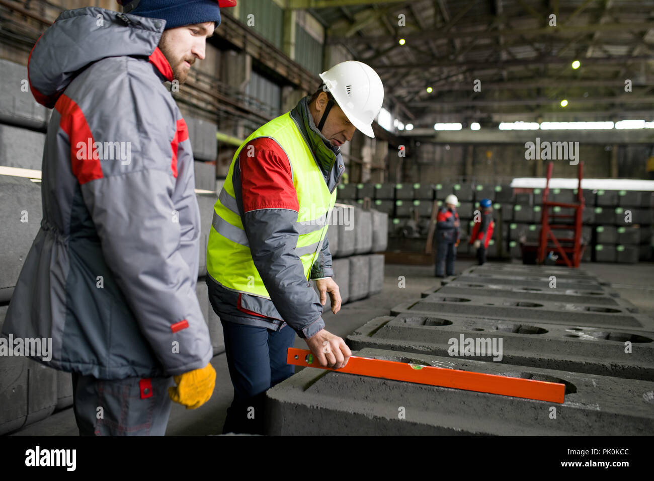 Quality Inspection at Plant Stock Photo - Alamy