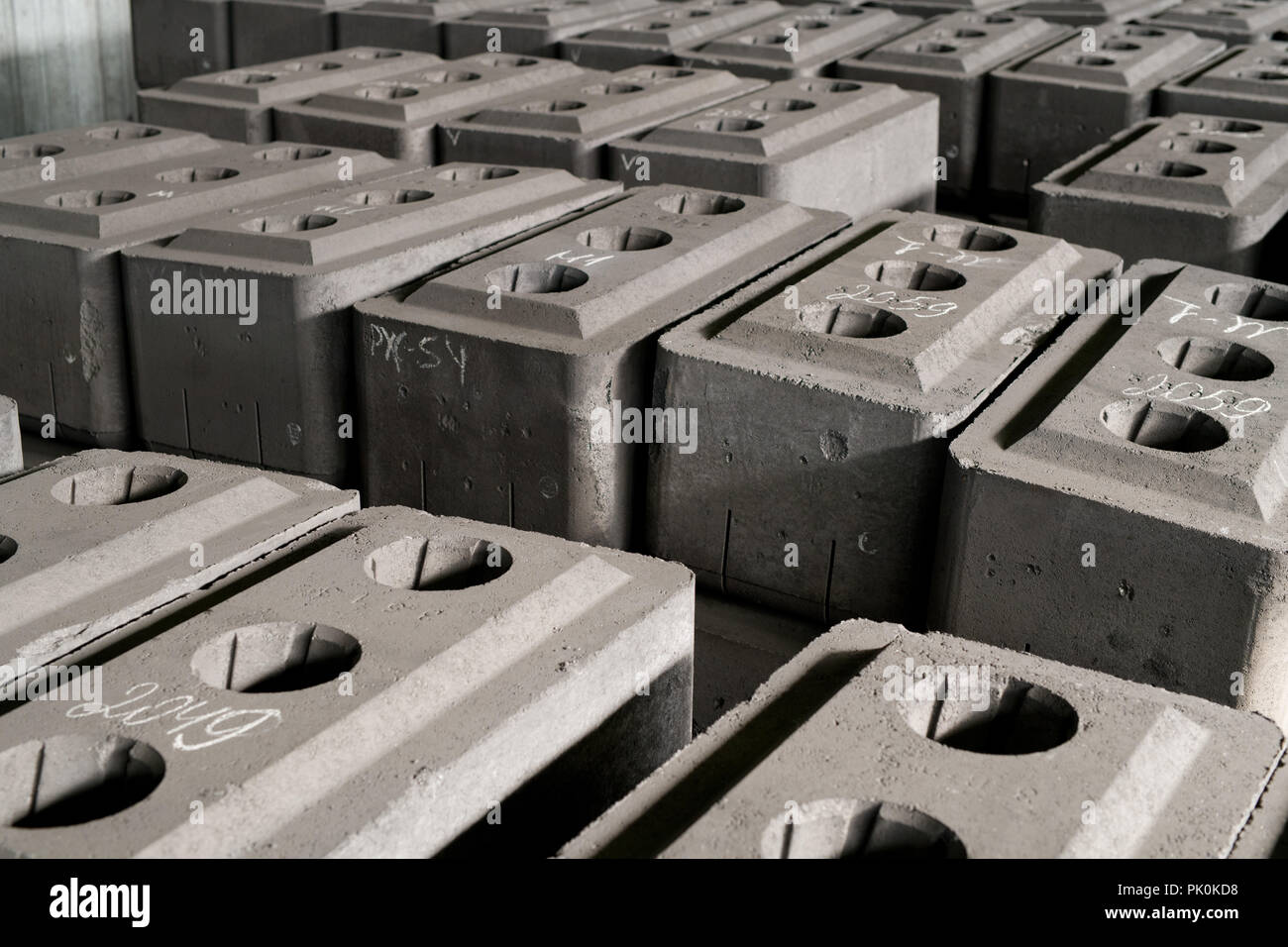 Concrete Bricks Background Stock Photo - Alamy