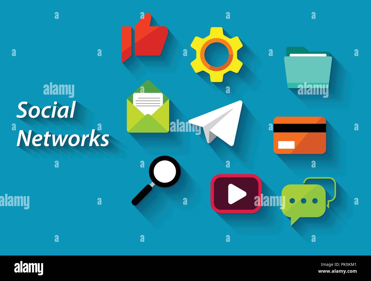 vector design of social network illustration Stock Vector Image & Art ...