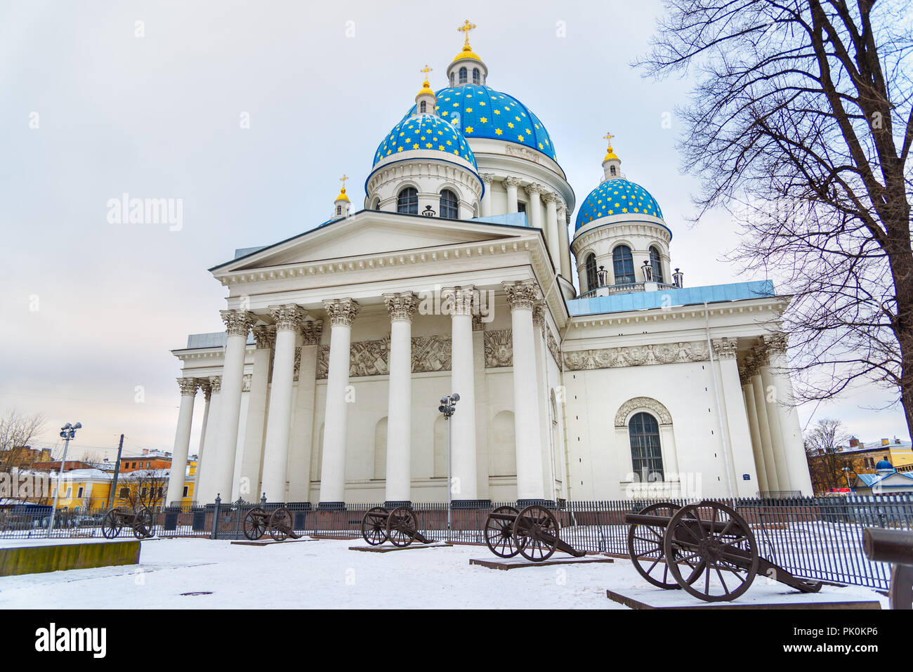 Russian Holy Trinity Cathedral Russia, Saratov. The Holy Trinity