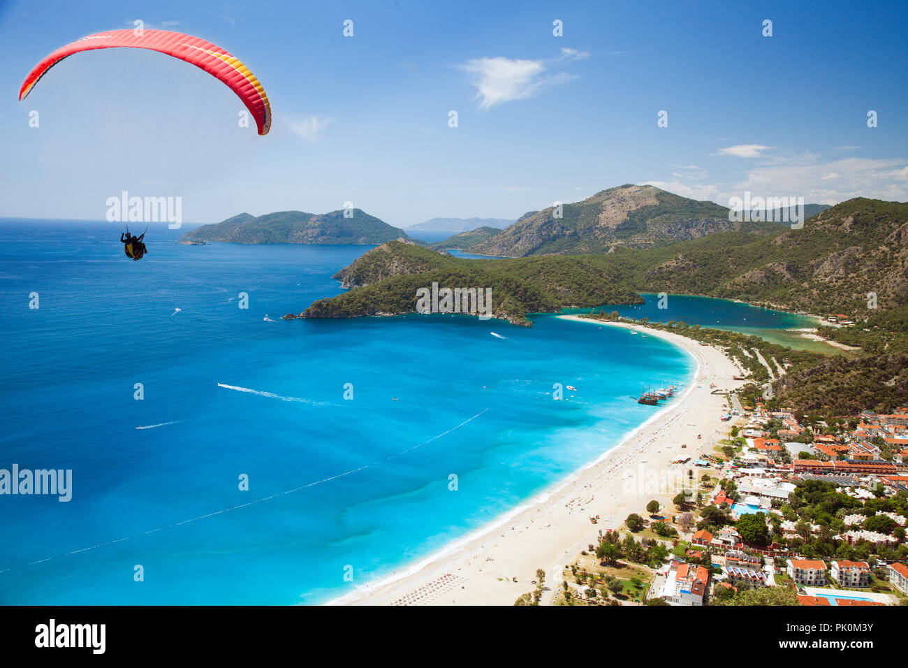 aerial view of Blue Lagoon in Oludeniz, Turkey Stock Photo - Alamy