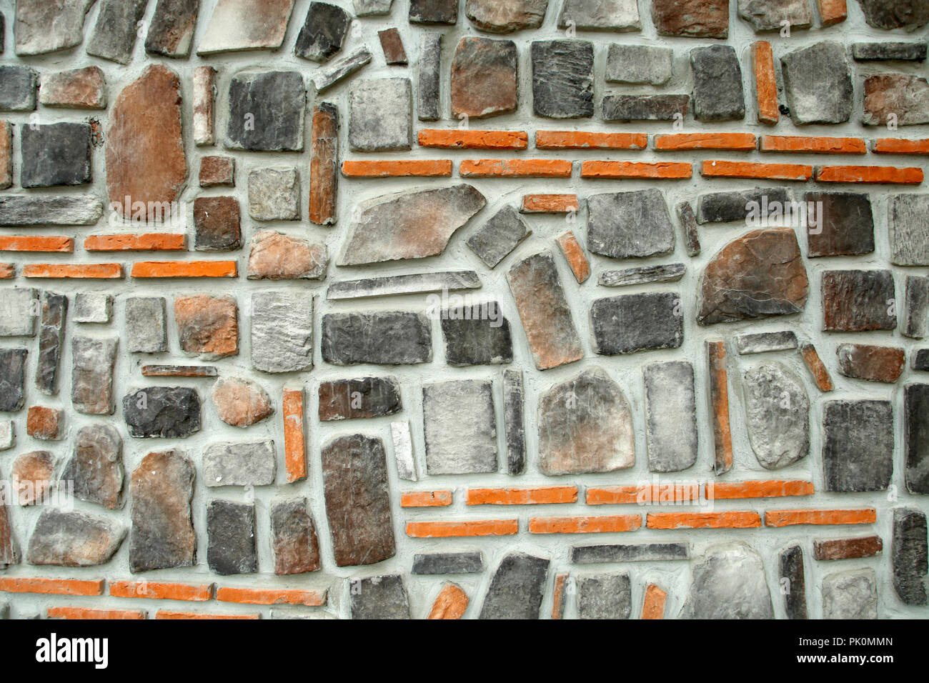 stone and brick wall Stock Photo - Alamy