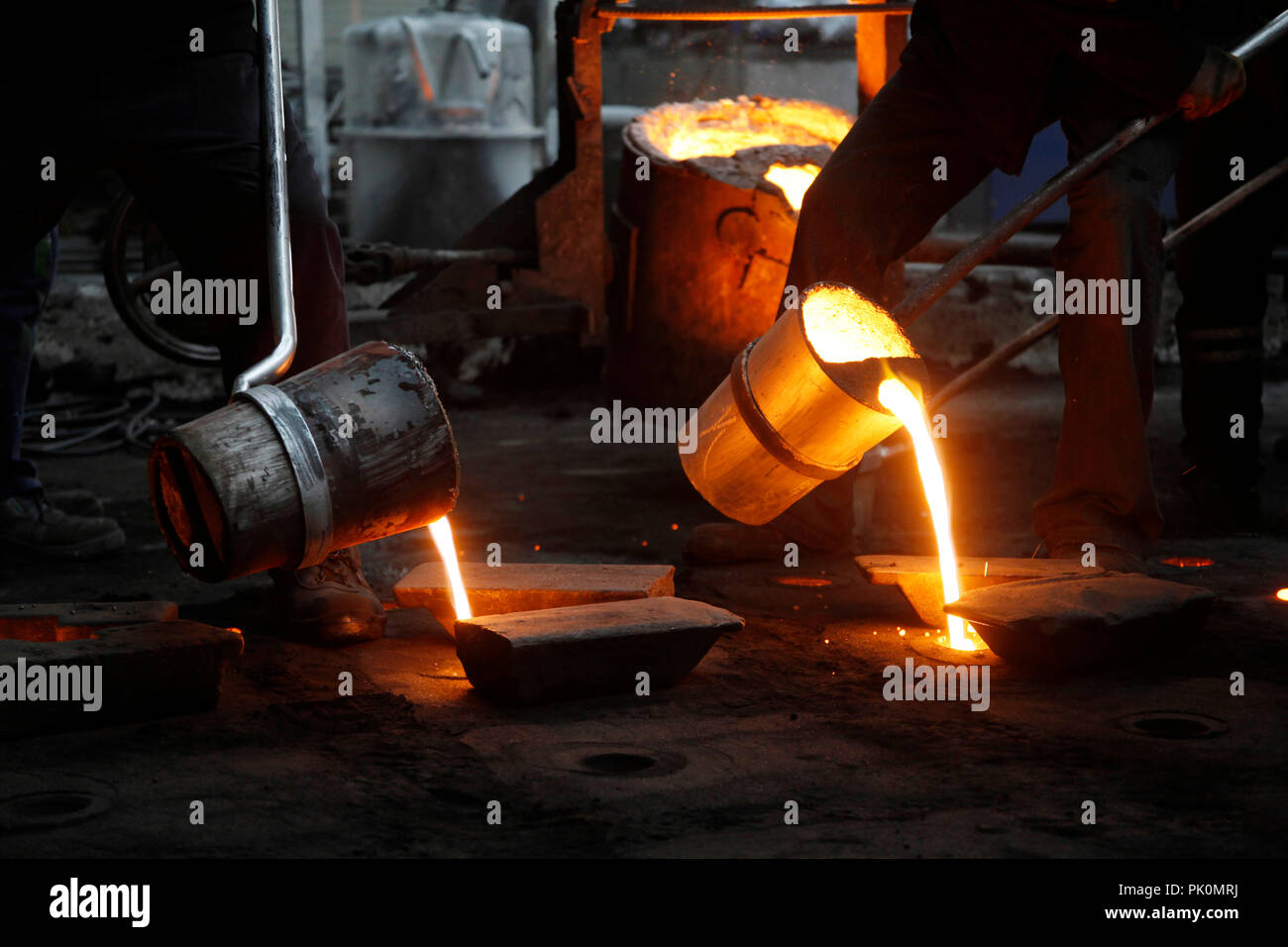 Working open hearth furnace hi-res stock photography and images - Alamy
