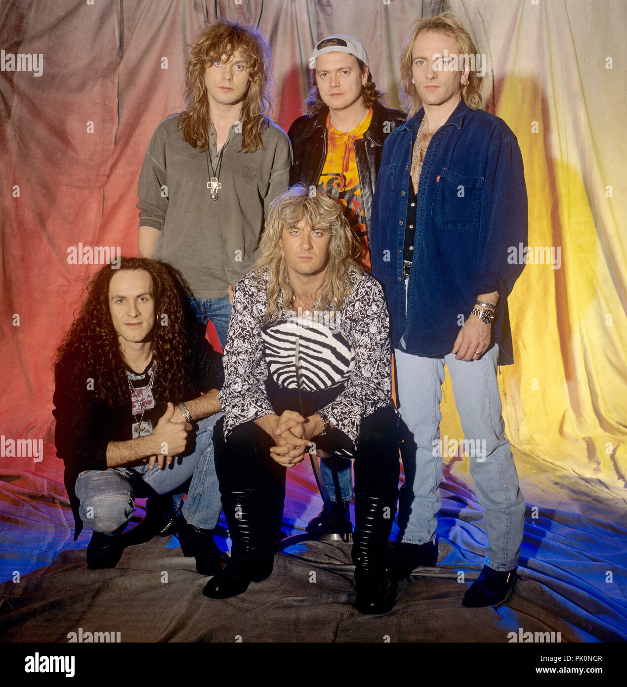 Def Leppard V L Vivian Campbell Rick Savage Joe Elliot Rick Allen