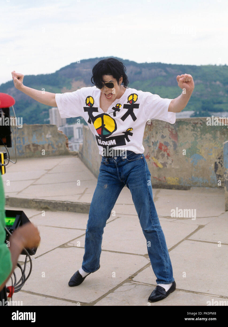 Michael Jackson on 01.02.1996 in Rio / Salvador. | usage worldwide ...