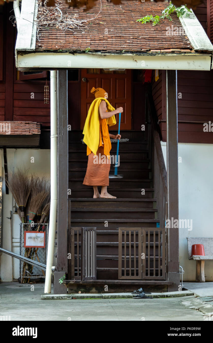Sweeping monks hi-res stock photography and images - Alamy