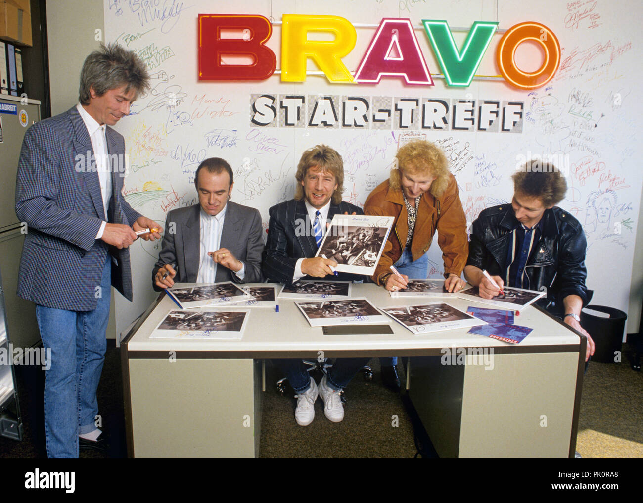 Status Quo (singer Francis Rossi und Rick Parfitt) on 27.05.1988 in ...