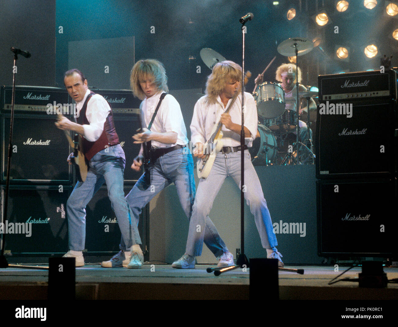 Status Quo (singer Francis Rossi und Rick Parfitt) on 01.11.1991 in ...