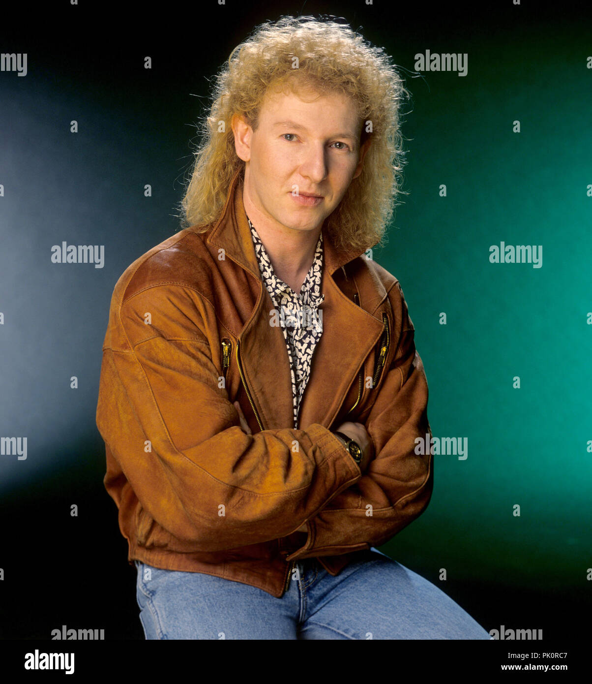 Status Quo (Jeff Rich) on 27.05.1988 in München / Munich. | usage worldwide Stock Photo - Alamy