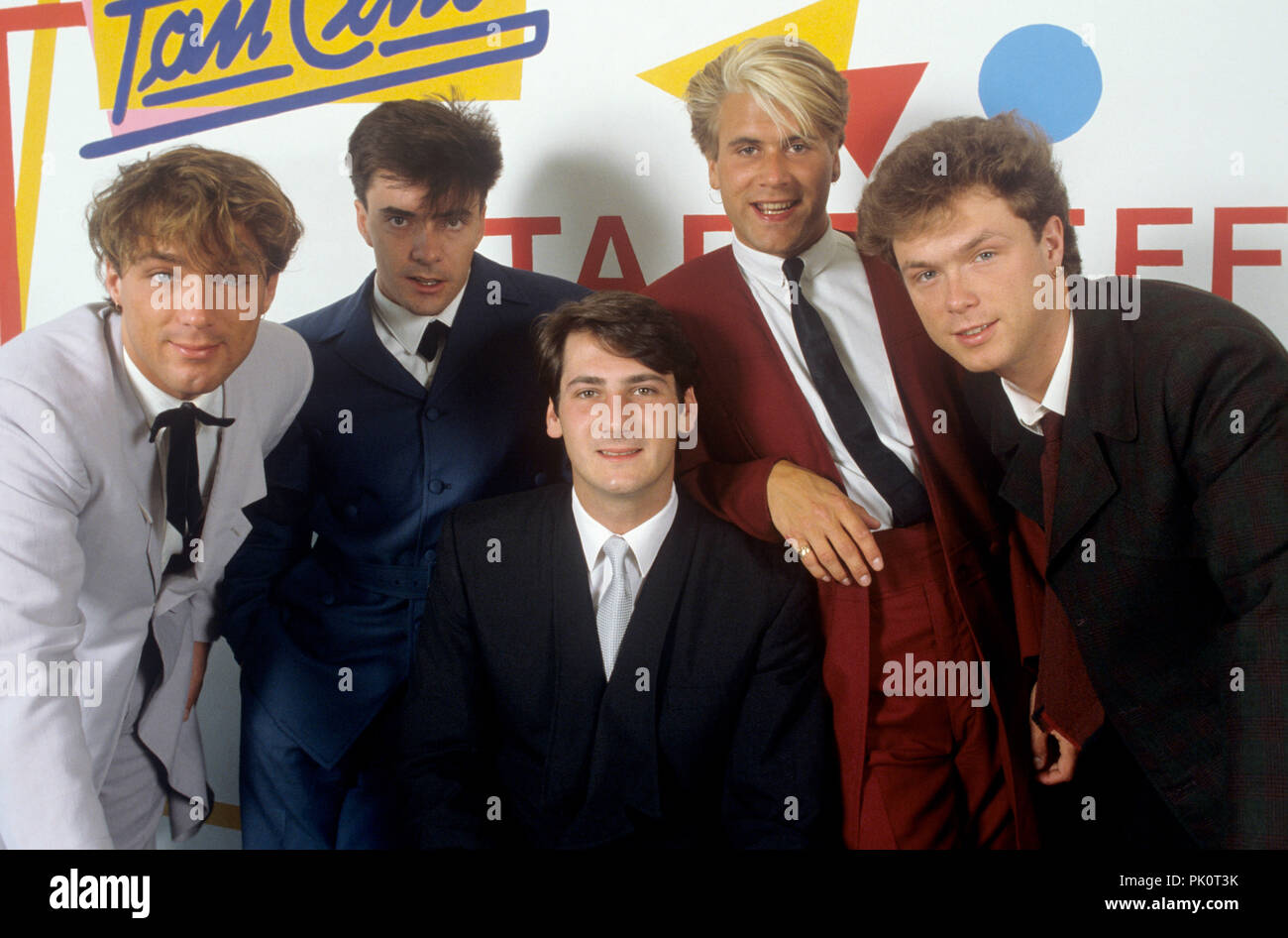 Spandau Ballet (with singer Tony Hadley) on 23.03.1983 in München ...