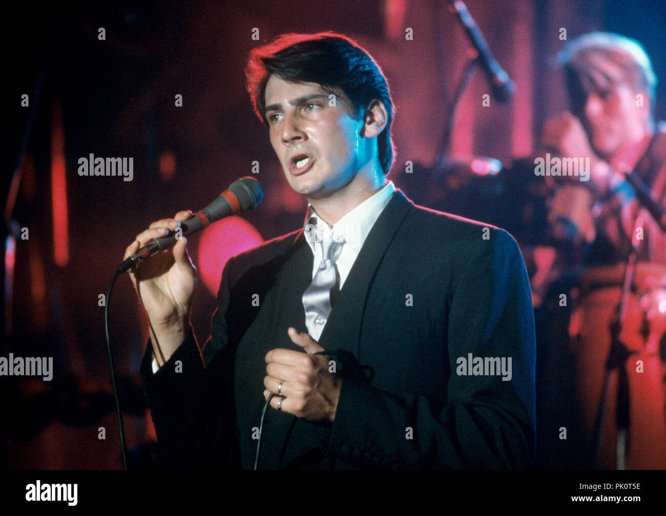 Tony Hadley (Spandau Ballet) on 23.03.1983 in München / Munich. | usage ...