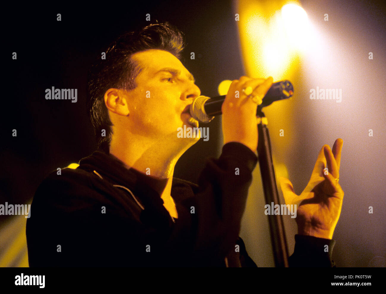 Tony Hadley (Spandau Ballet) on 17.01.1990 in München / Munich. | usage ...