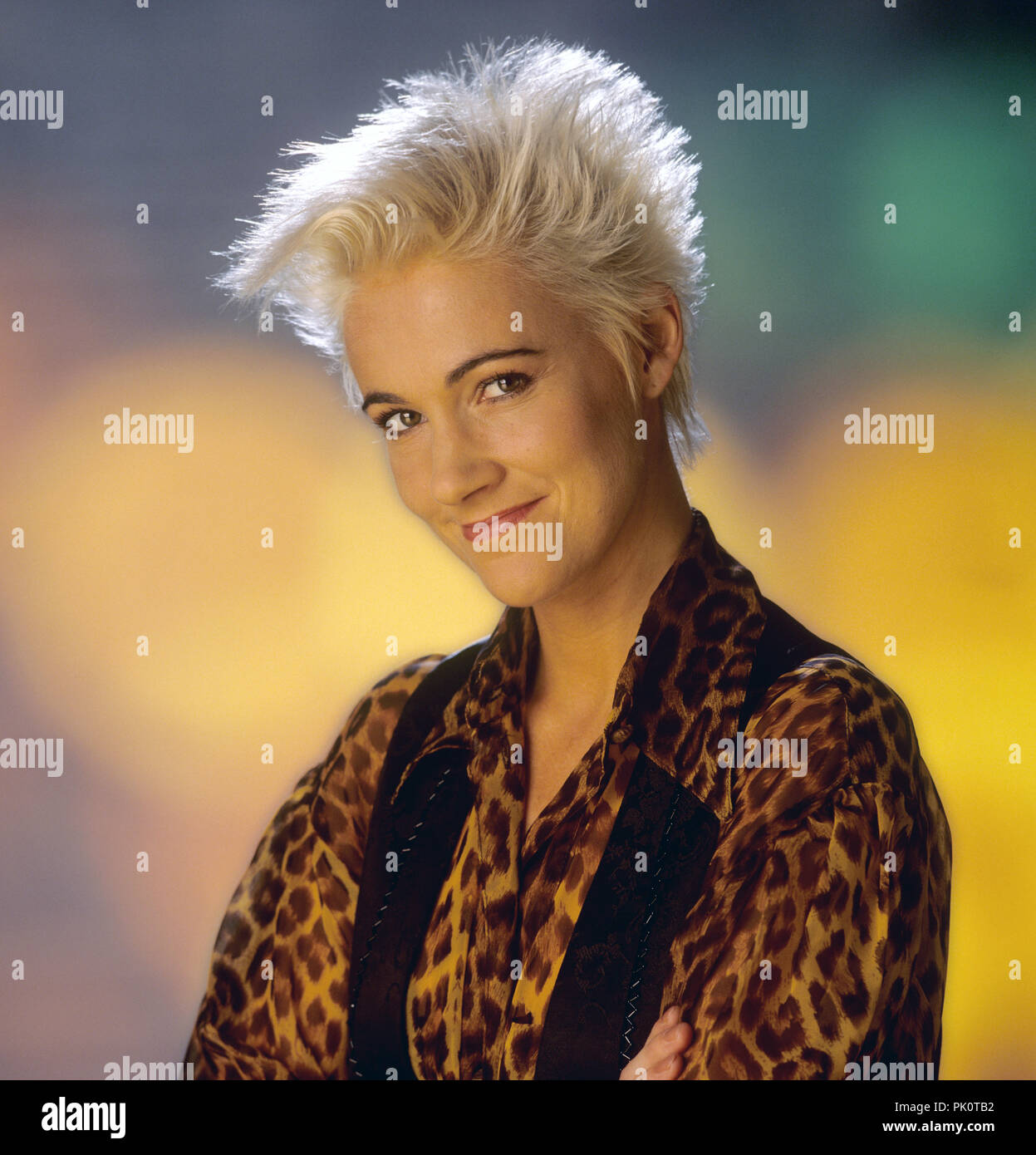 Marie Fredriksson (Roxette) in November 1989 in Dortmund. | usage ...