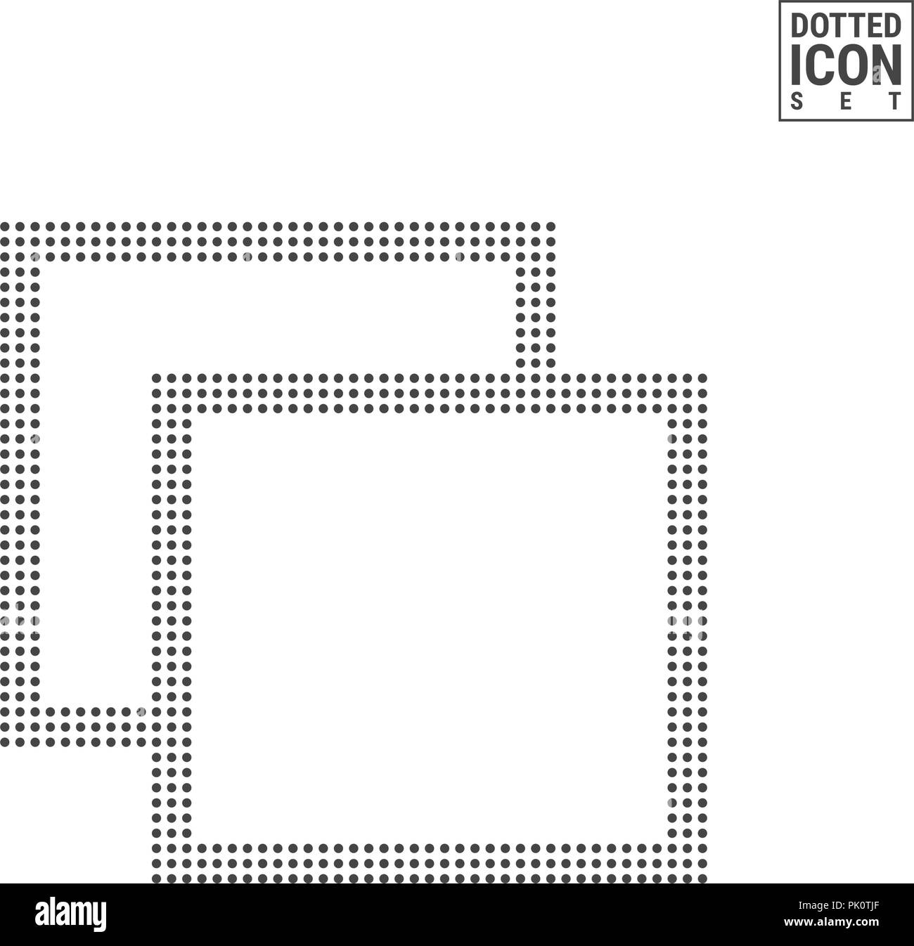 Program Windows Dot Pattern Icon. Software Dotted Icon Isolated on ...