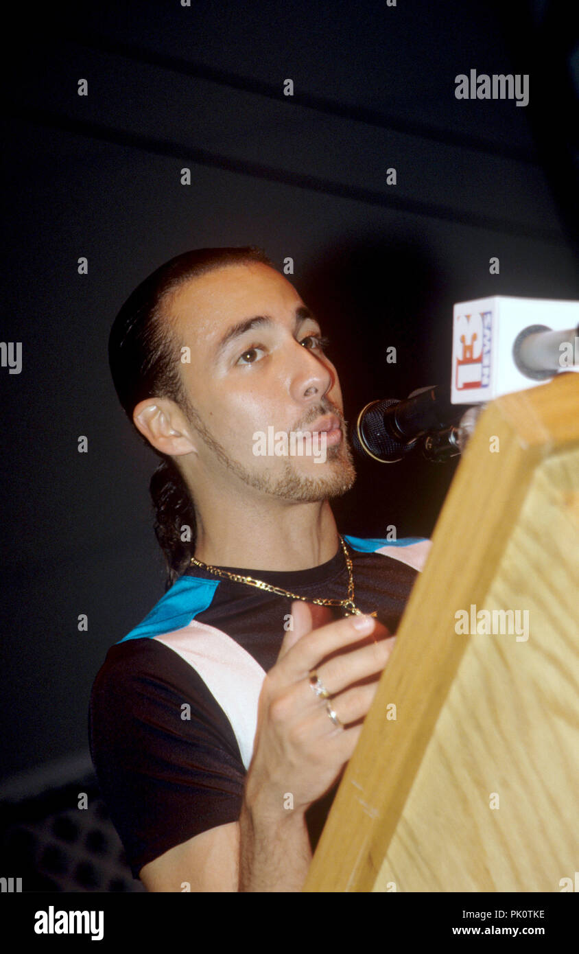 Howie Dorough (Backstreet Boys) on 11.07.1998 in Orlando. | usage ...