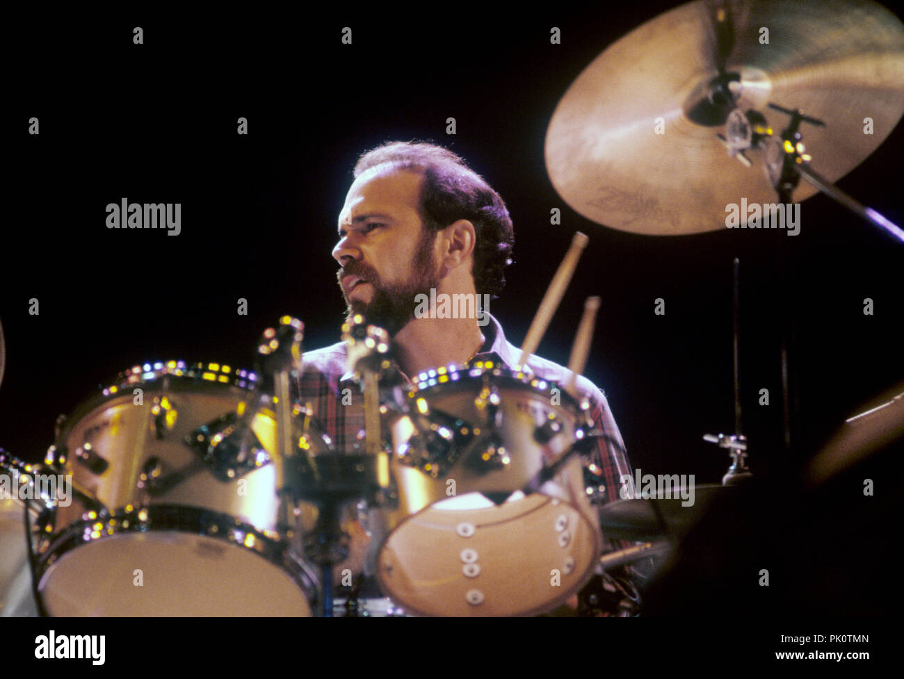 Chicago (Daniel Seraphine) in December 1982. | usage worldwide Stock ...