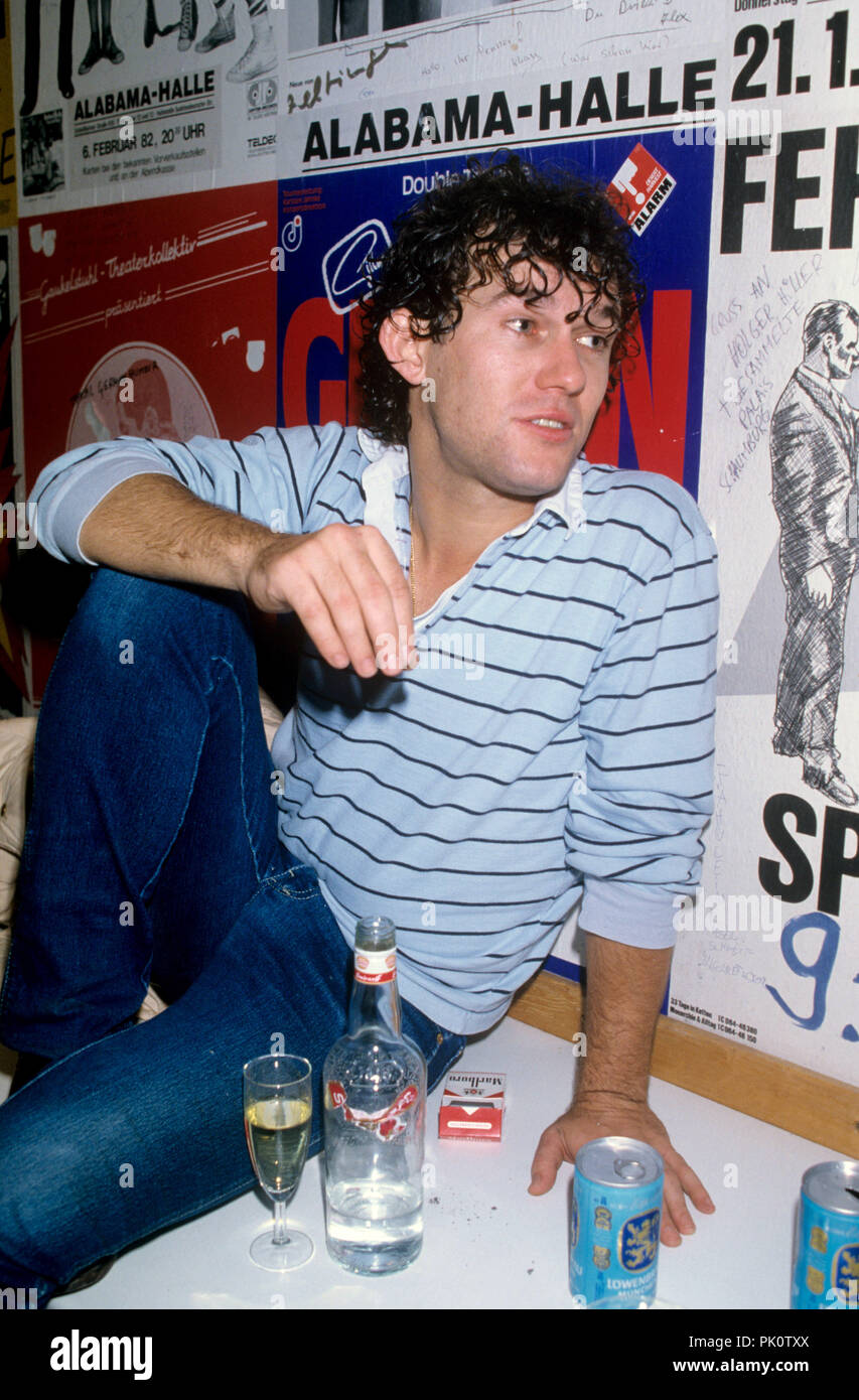 Jimmy Barnes (Cold Chisel) on 06.12.1982 in München / Munich. | usage ...