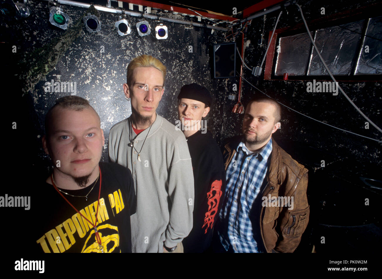 Clawfinger (mit Sänger Zak Tell) on 06.04.1995 in München / Munich ...