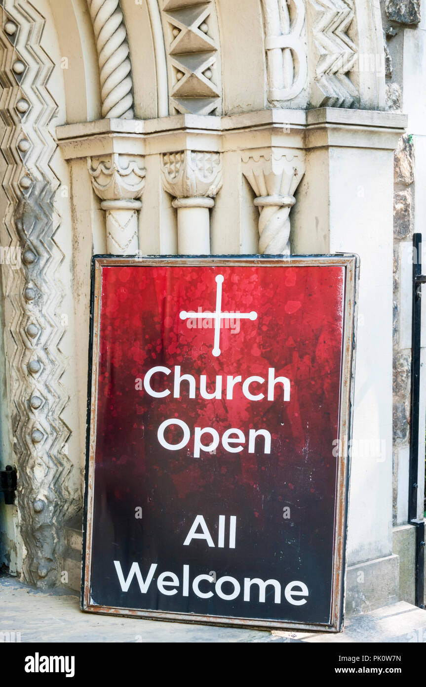 Welcome to church hi-res stock photography and images - Alamy