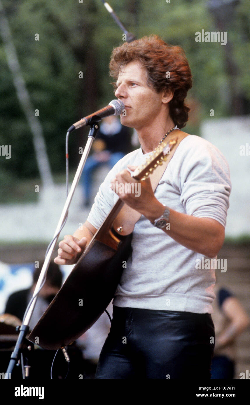 Georg Danzer in May 1983 in Berlin. | usage worldwide Stock Photo - Alamy