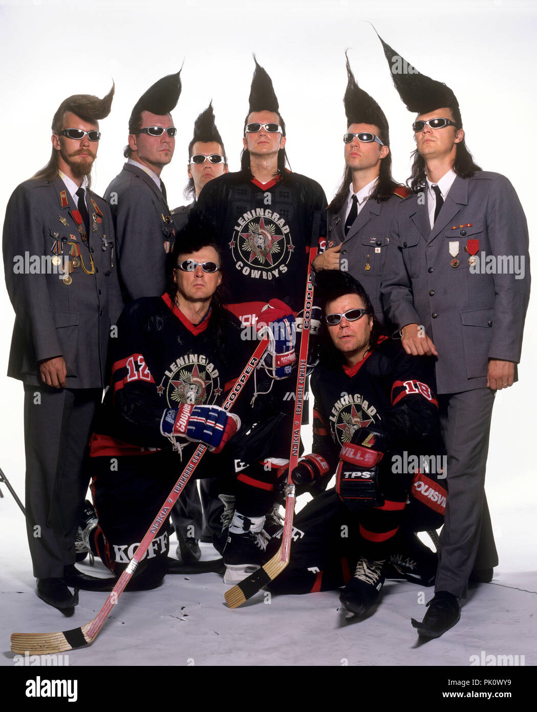 Leningrad Cowboys in August 1995. | usage worldwide Stock Photo - Alamy