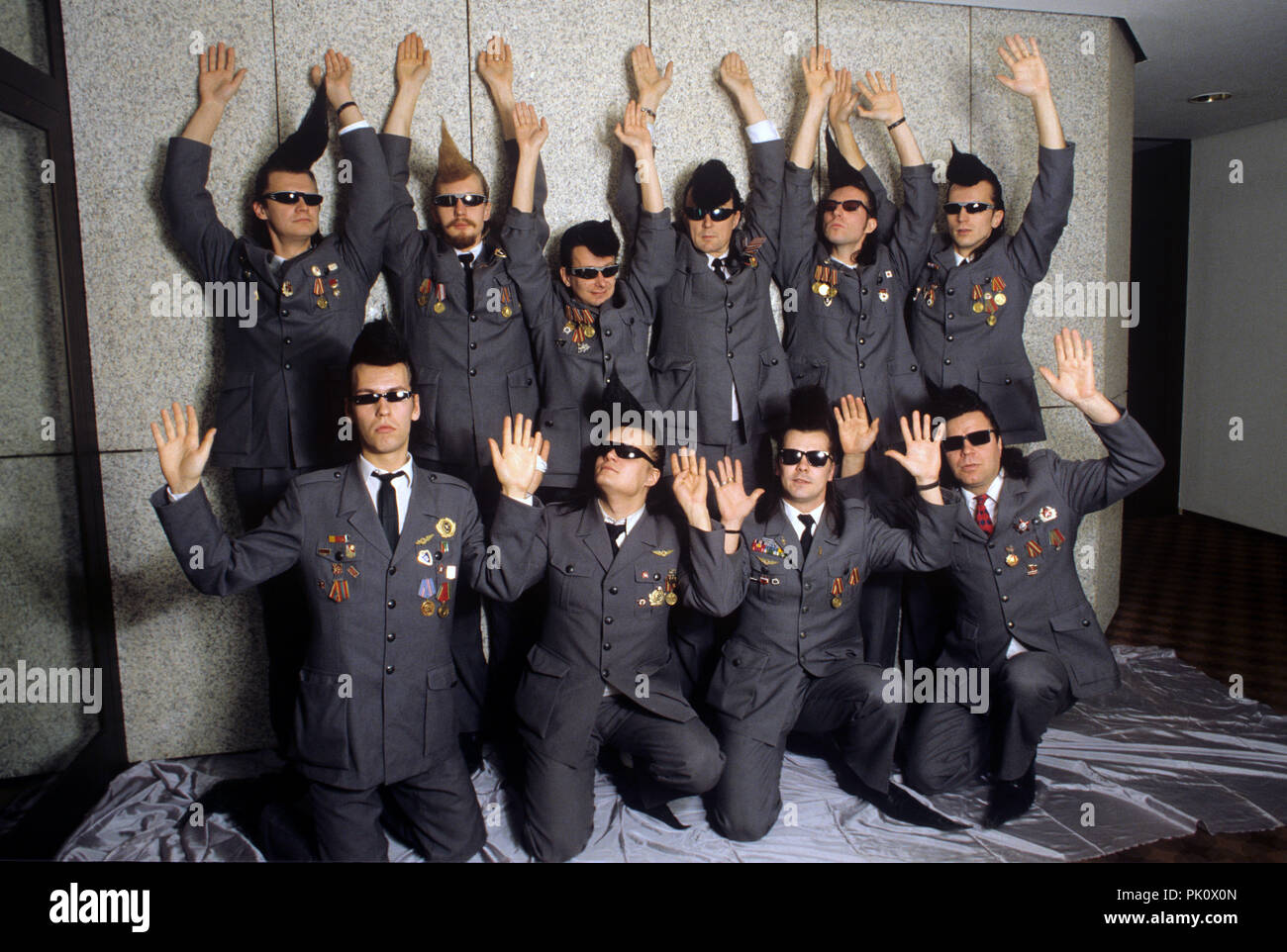 Leningrad Cowboys in November 1992 in Dortmund. | usage worldwide Stock ...
