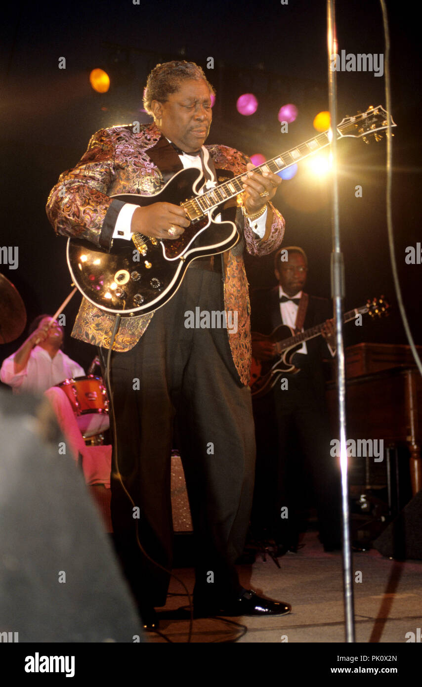 B.B. King on 17.03.1992 in München / Munich. | usage worldwide Stock ...