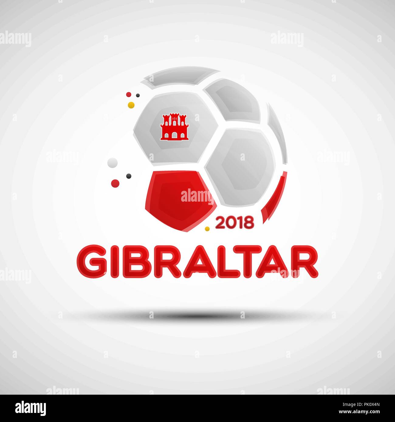 Gibraltar football Stock Vector Images - Alamy
