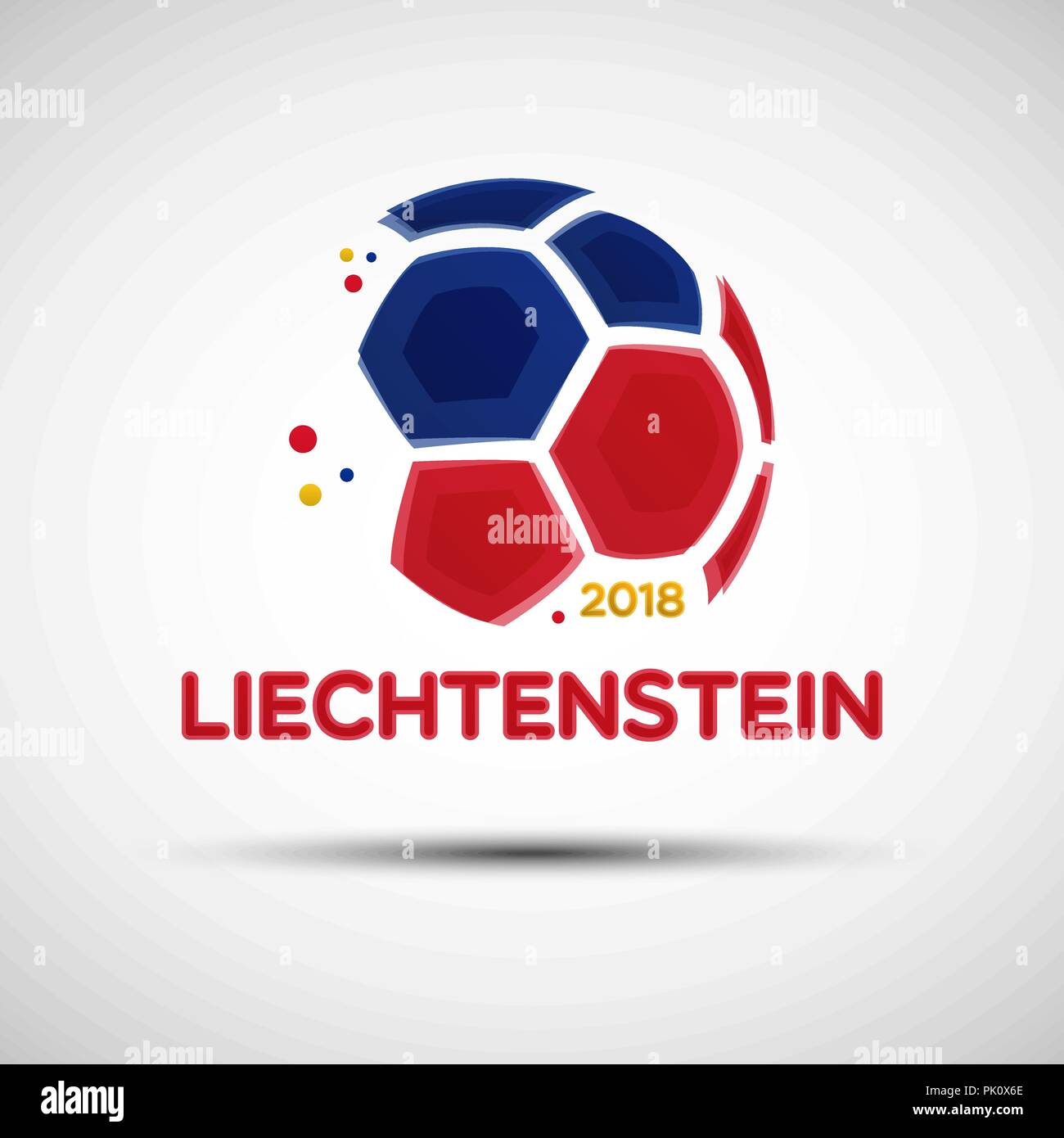 Liechtenstein football Stock Vector Images - Alamy