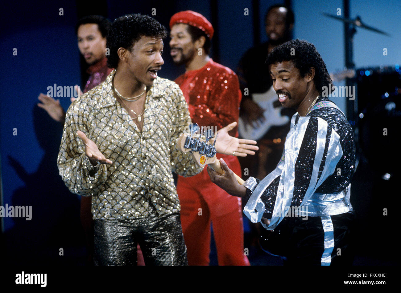 Kool & the Gang on 22.02.1985 in München / Munich. | usage worldwide ...