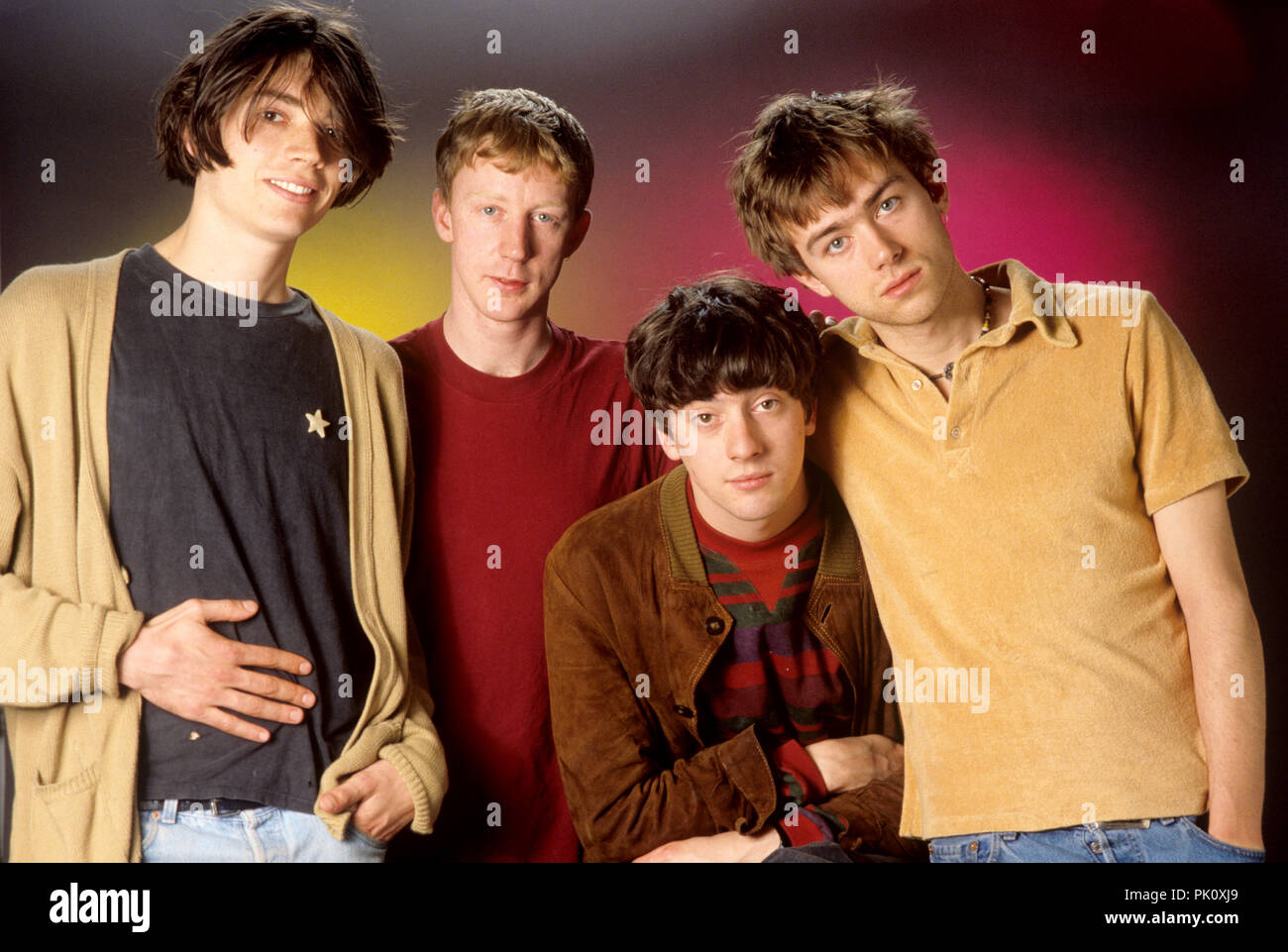 Blur on 31.05.1991 in London. | usage worldwide Stock Photo - Alamy