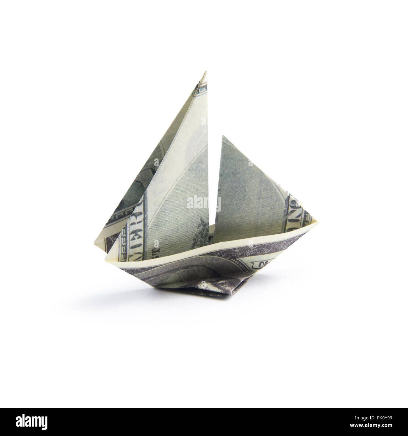 ship from banknotes Stock Photo - Alamy