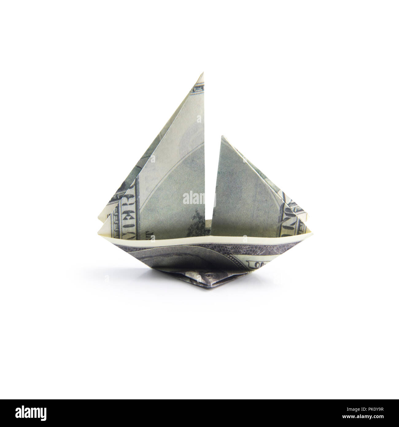 ship from banknotes Stock Photo - Alamy