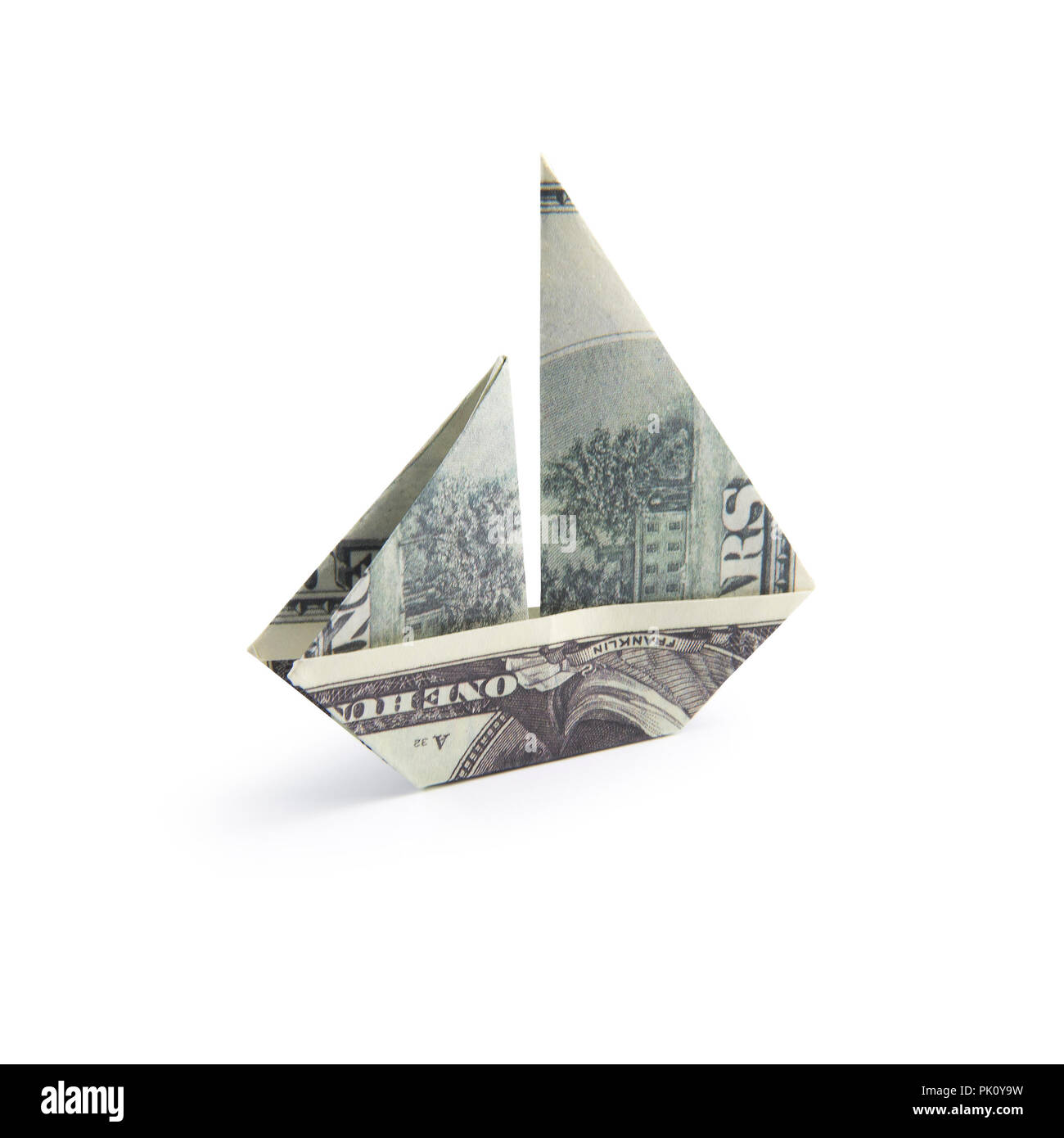 ship from banknotes Stock Photo - Alamy