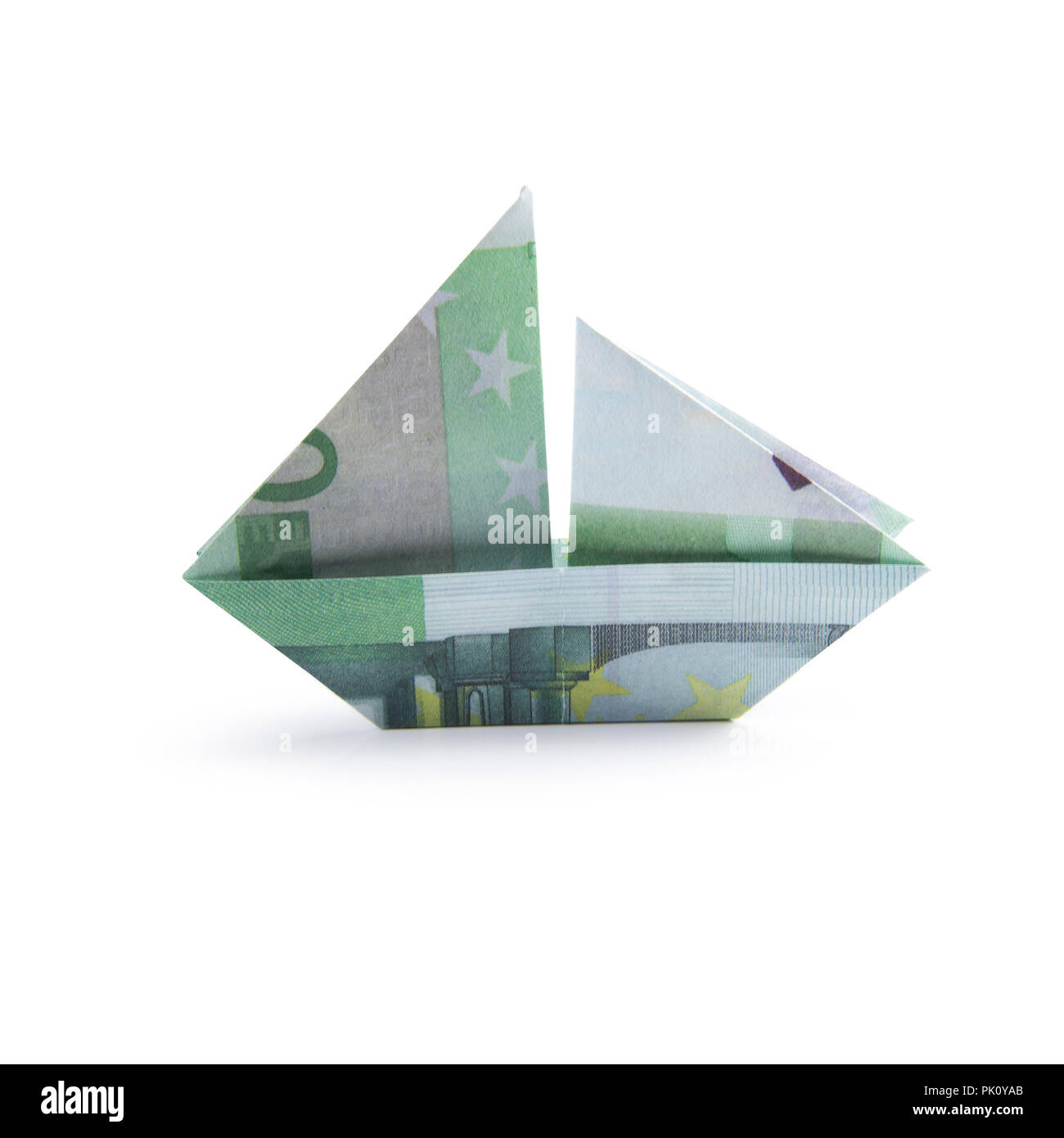 ship from banknotes Stock Photo - Alamy