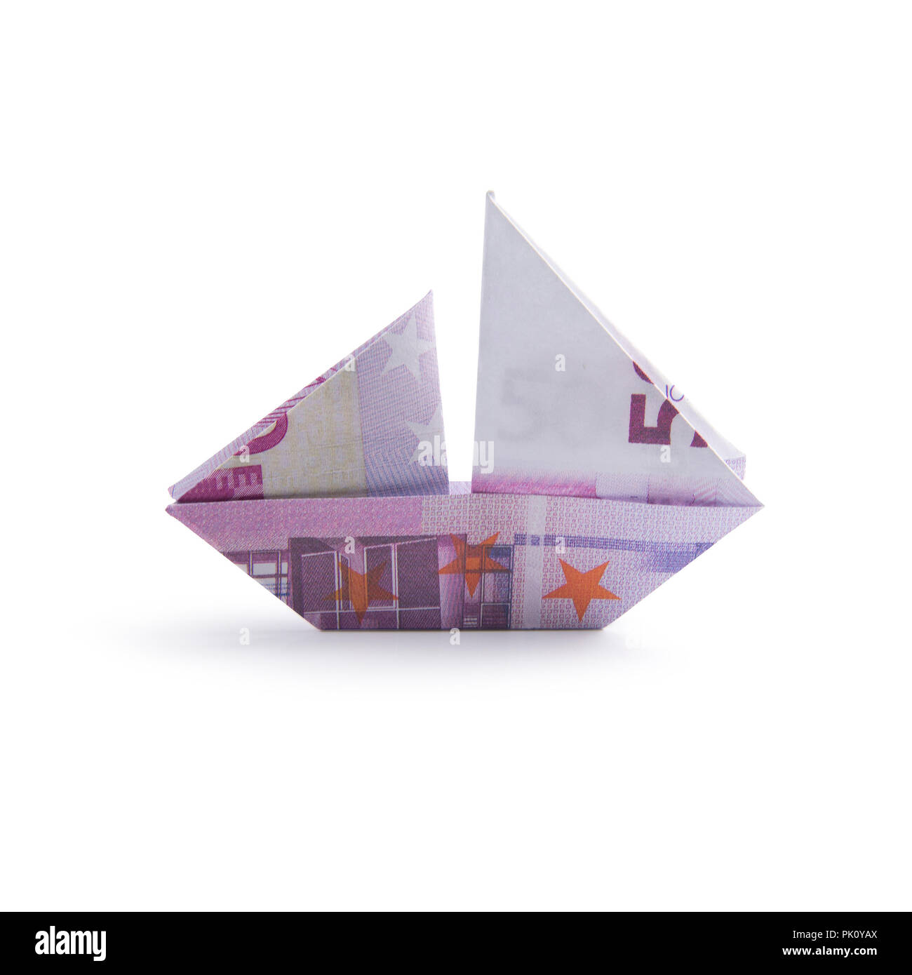 ship from banknotes Stock Photo - Alamy