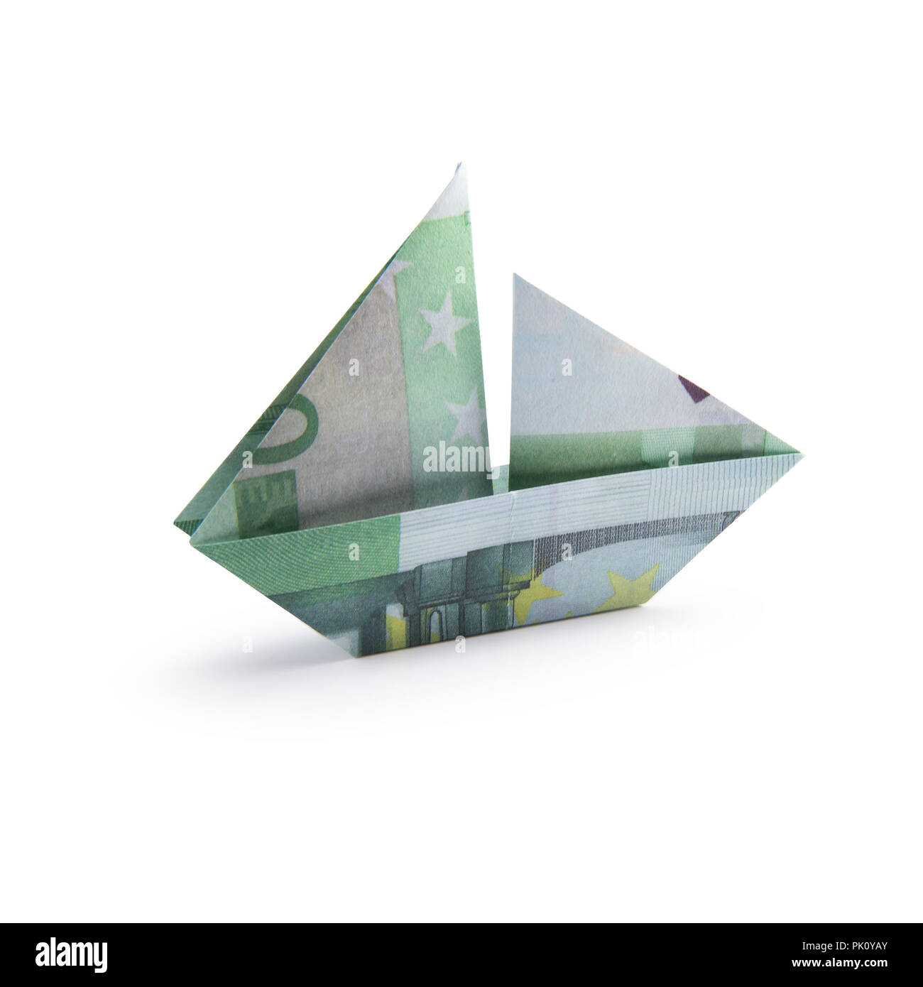 ship from banknotes Stock Photo - Alamy