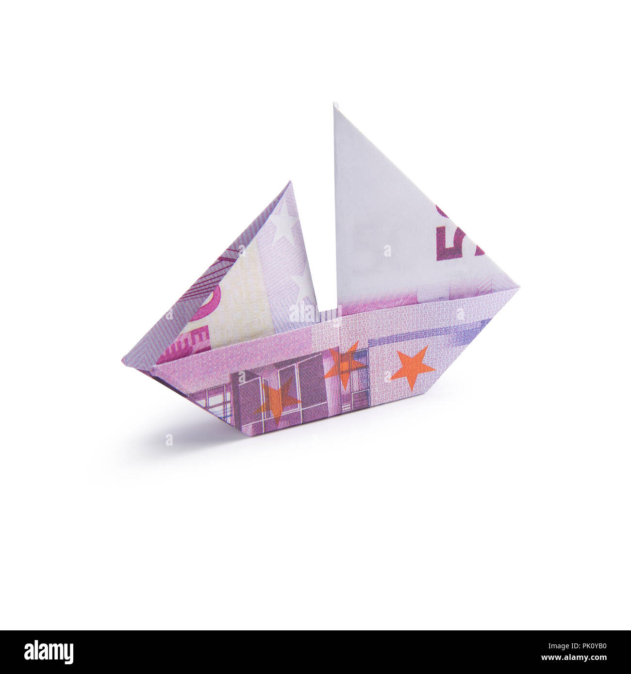 ship from banknotes Stock Photo - Alamy