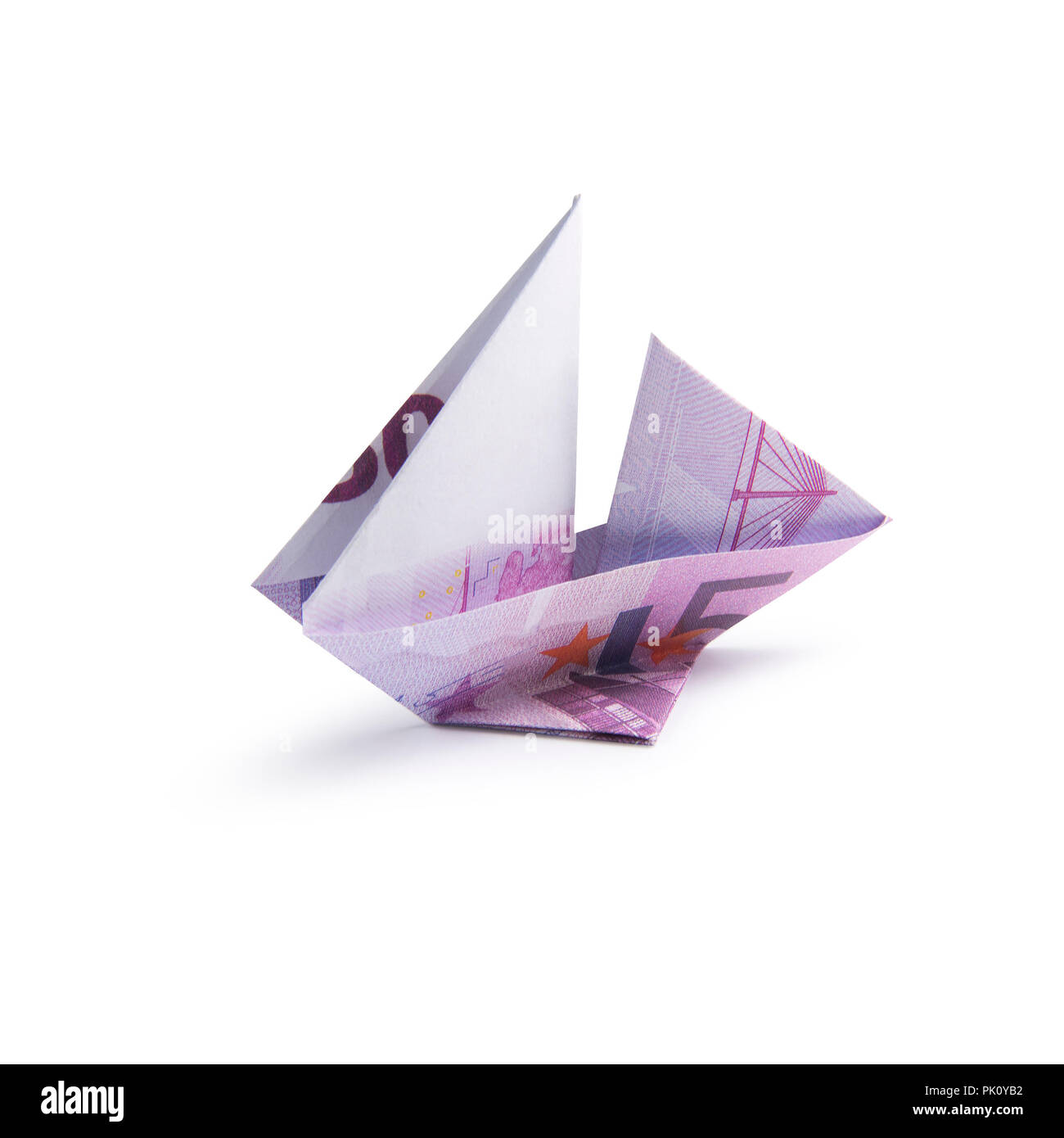 ship from banknotes Stock Photo - Alamy