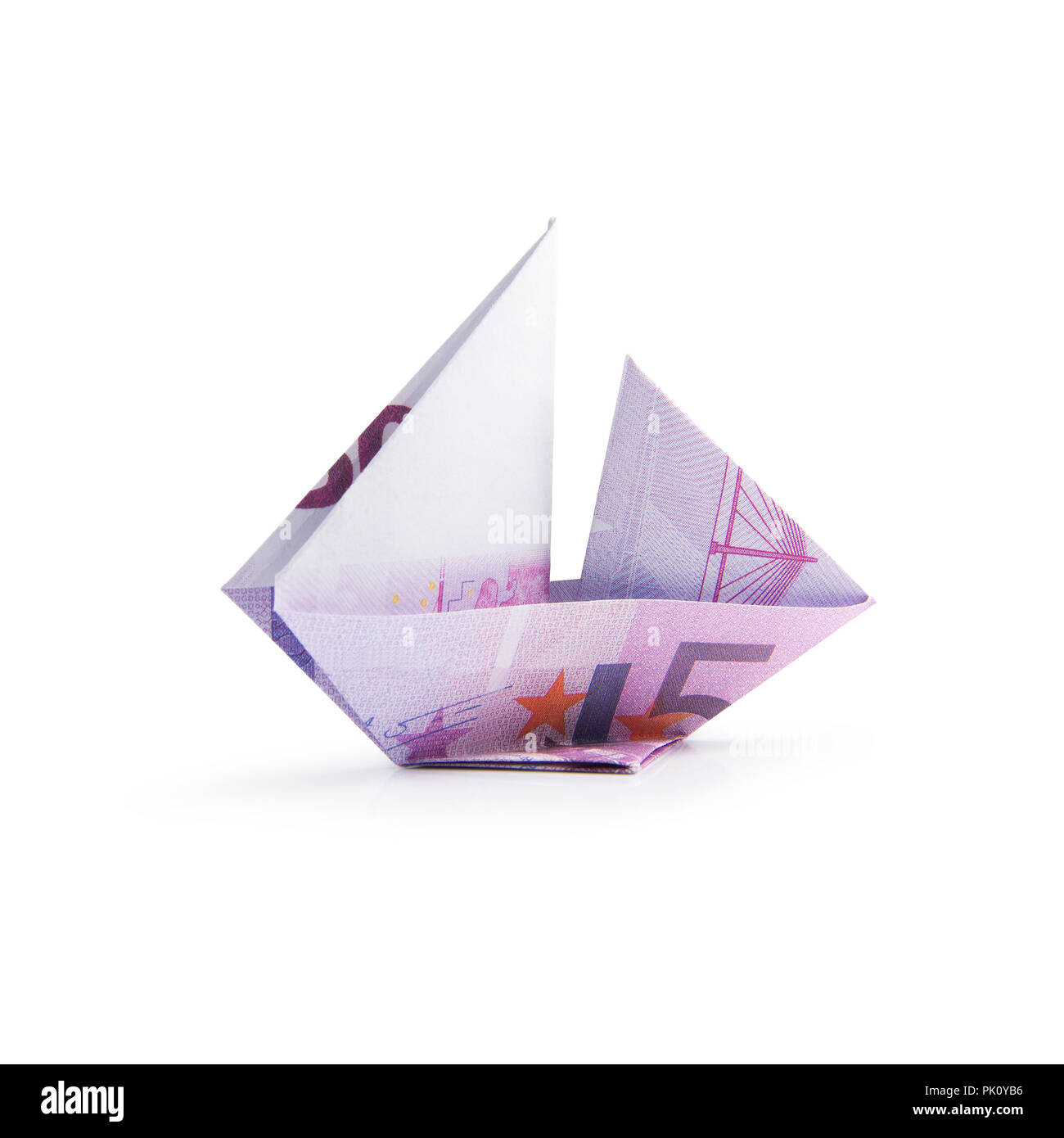 ship from banknotes Stock Photo - Alamy