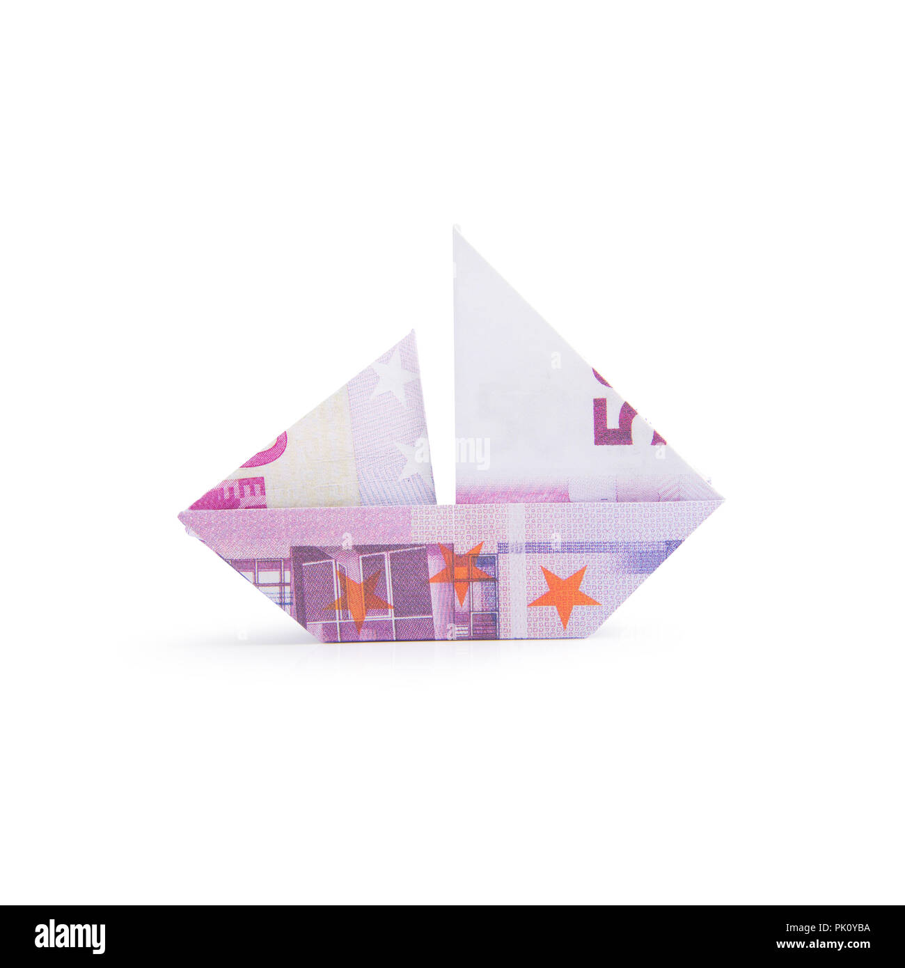 ship from banknotes Stock Photo - Alamy