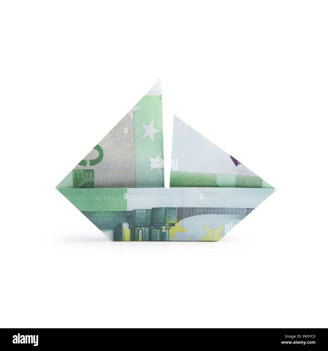 ship from banknotes Stock Photo - Alamy