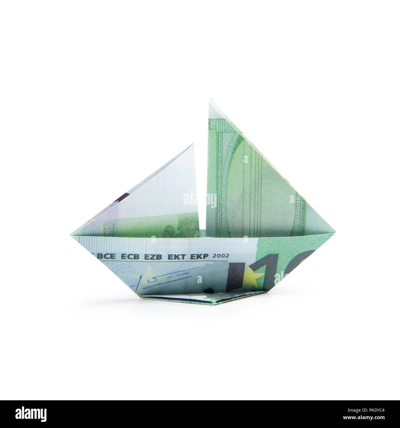 ship from banknotes Stock Photo - Alamy